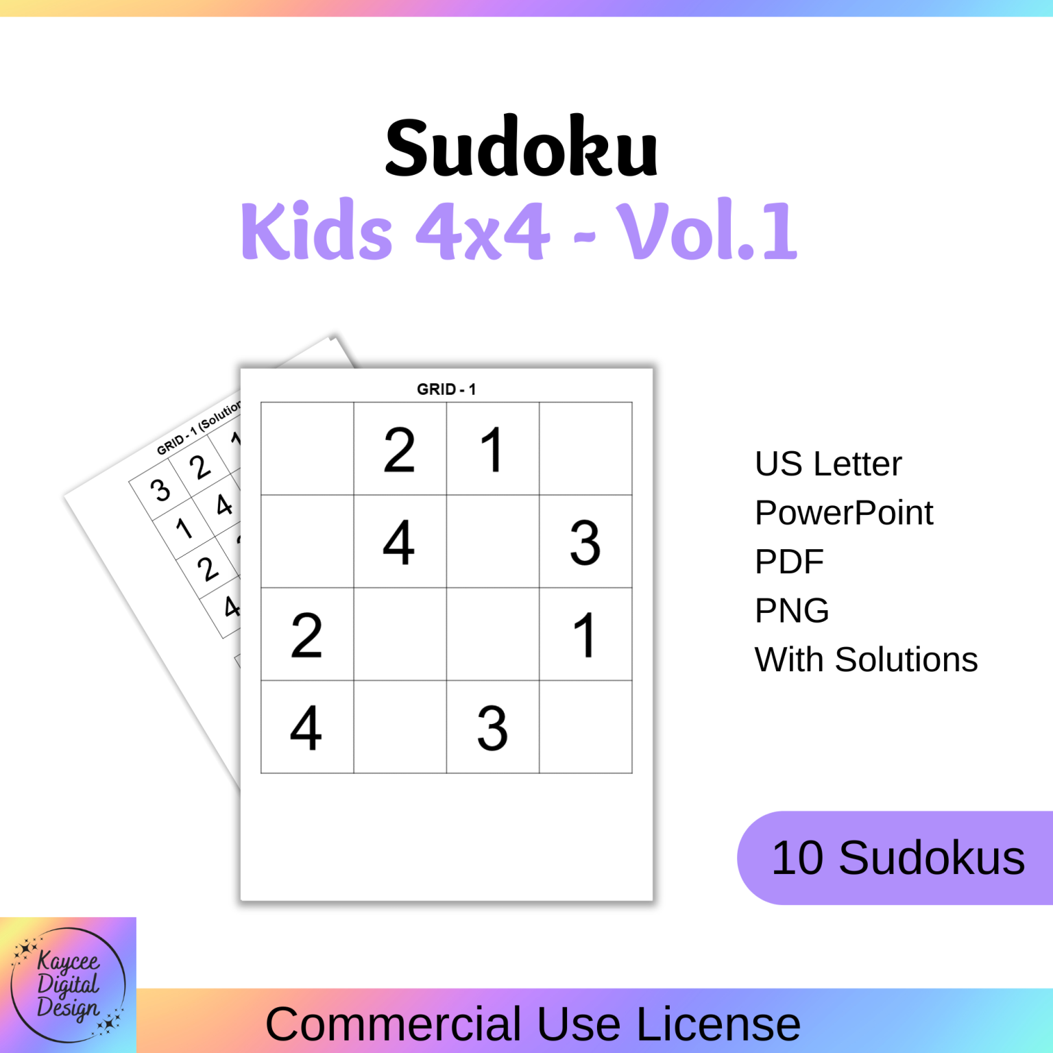 Bonus Page - Kaycee Digital Design